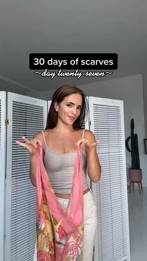Day 27 Of 30 Days Of Silk Scarf Styles Ropa Tranformar Ropa