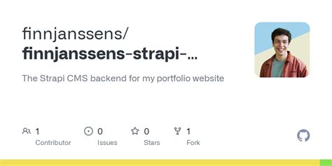 Github Finnjanssens Finnjanssens Strapi Backend The Strapi Cms
