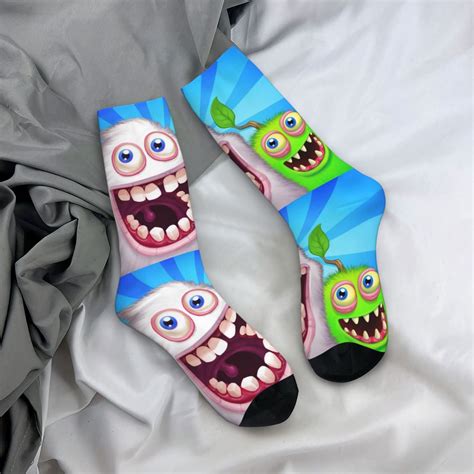 My Singing Monsters Mammott Furcorn Fashion Socks My Singing Monsters