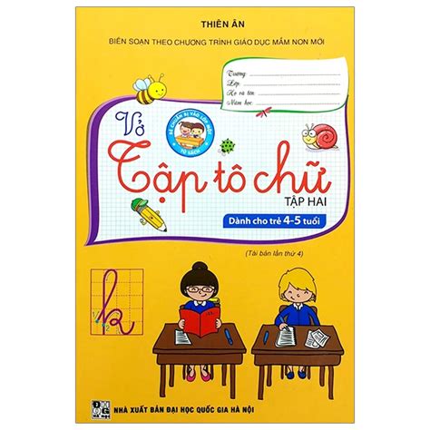 Vở Tập Tô Chữ Tập 2 Dành Cho Trẻ 4 5 Tuổi Tái Bản FAHASA
