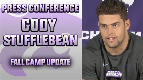 De Cody Stufflebean Press Conference Kansas State Fall Camp Update Youtube