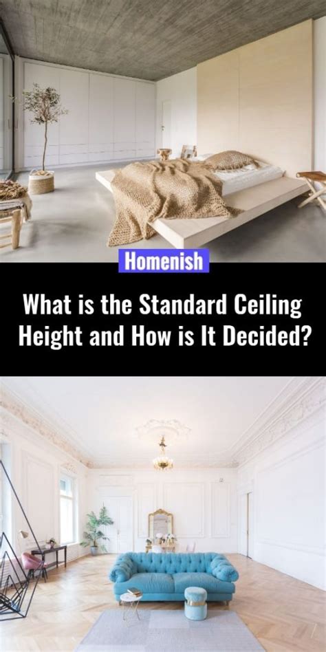What Is The Standard Ceiling Height And How Is It Decided With Diagrams Homenish