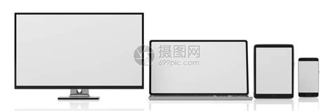 一组逼真的空白显示器插画图片下载 正版图片503103312 摄图网