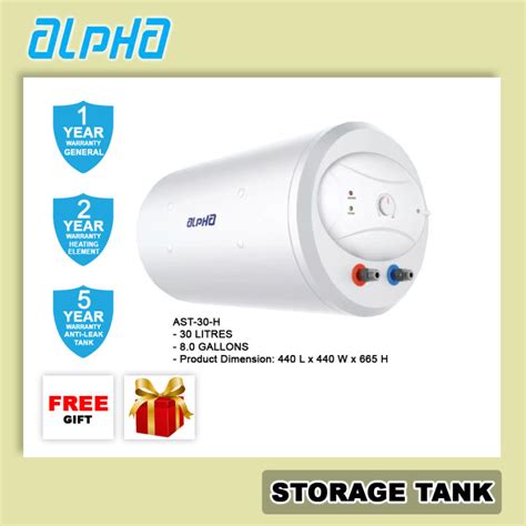 Alpha Electric Storage Water Heater Horizontal L AST H Lazada
