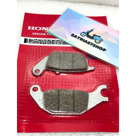 Jual KAMPAS REM CAKRAM BELAKANG DISK DISC CAKRAM PAD SET SUPRA X MEGAPRO VERZA ORIGINAL AHM
