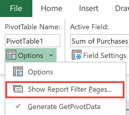 Excel Report Filters Tips Of Creating Multiple Reports From One PivotTable Chris Menard Training