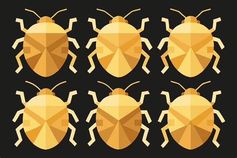 A Set Of Sting Bugs Vector Illustration Premium Ai Generated Vector