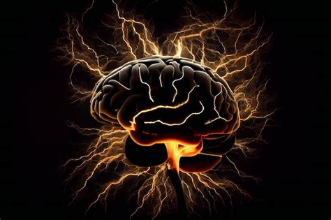 Premium Photo Thinking Of Human Brain Problemsolving Power Of Human Brainstorm Generative Ai