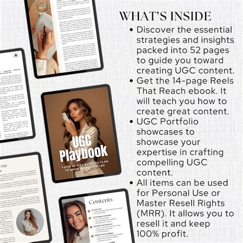 UGC Content Creator UGC Portfolio Beginners Guide to UGC Master Resell Rights Done for You ...