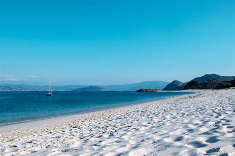 말비나스 Cies 비고 스페인 비고 Estuarys 최고의 보물입니다 갈리 시아입니다 섬 해변 플 라 야 드 Rodas