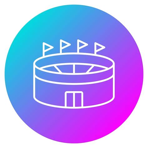 Premium Vector Stadium Vector Illustration Style