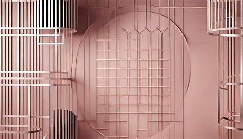 Minimalist Patterns Premium Ai Generated Image