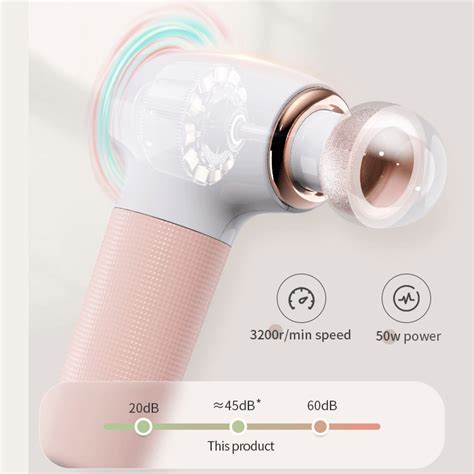 Deep Muscle Pink Massage Gun Deep Tissue Percussion Massage Gun For P