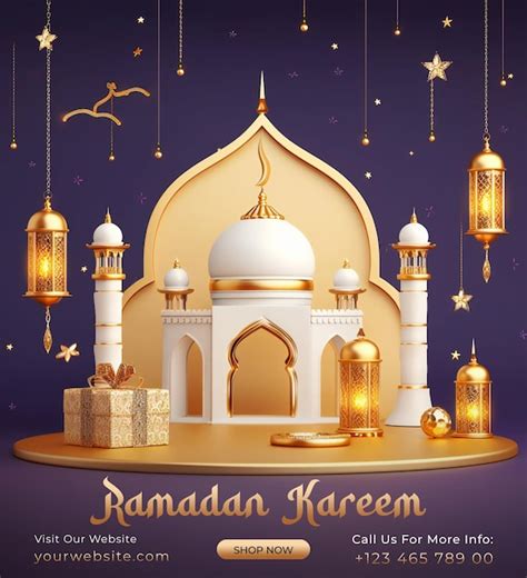 Premium Psd Ramadan Kareem
