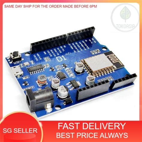 Wemos D1 Wifi Uno Development Board Esp8266 Direct Ide Development Board Arduino Compatible