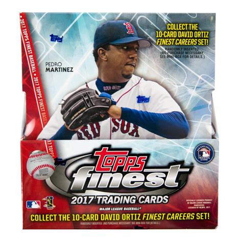 2017 Topps Finest Baseball Hobby Box DA Card World