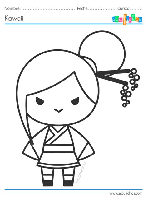 Dibujos Para Pintar Para Ninos Kawaii