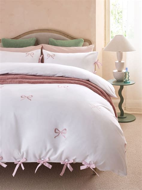 Buy Bow Embroidered Duvet Cover And Pillowcase Set From Next Poland