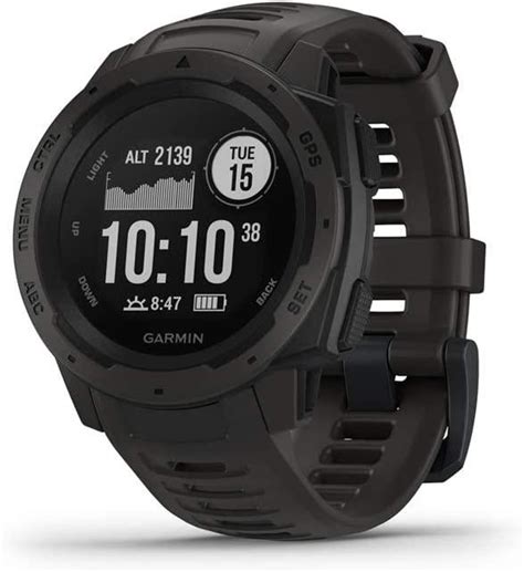 Garmin Instinct Graphite Reloj Inteligente Con Gps Resistente Al Agua Bluetooth Color Gris
