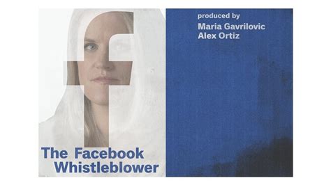 Frances Haugen Facebook Whistleblower Speaks Out Against Company