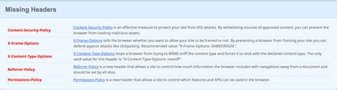Optimise Your Site Addressing Recommendations From Securityheaders