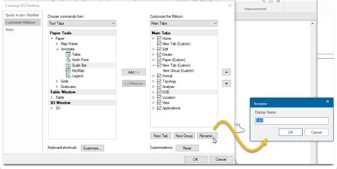 customizing the ribbon