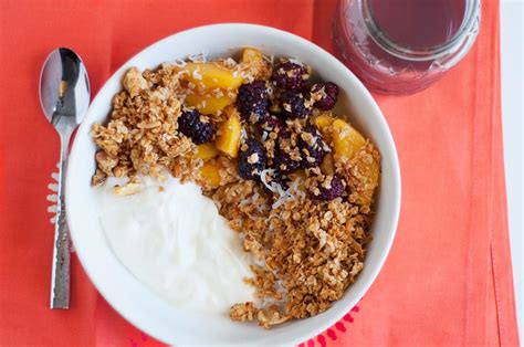 Lakyn Judah Peach Blackberry Breakfast Crisp