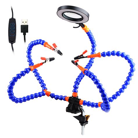 3 Holes 5 Arms Multifunctional Welding Bracket Arm Third Hand Universal