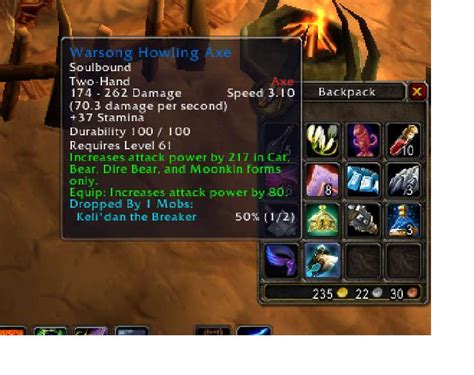 Warsong Howling Axe Item World Of Warcraft