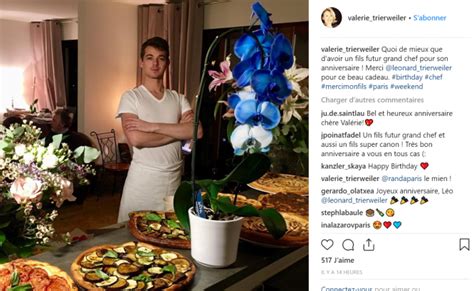 PHOTO Valérie Trierweiler a reçu un magnifique cadeau de la part de son fils Léonard pour son