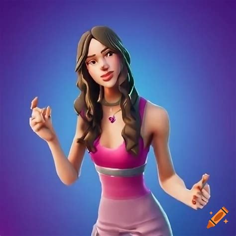 Olivia Rodrigo Depicted As A Fortnite Skin On Craiyon
