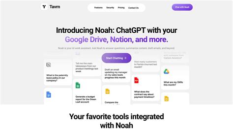Noah Ai Work Assistant Chatgpt Powered Seamless Task Automation Tyyai Tools