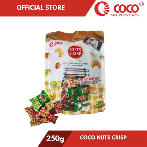 Coco Nuts Crisp 250gram Crunchy Delight Perfect Snack Shopee