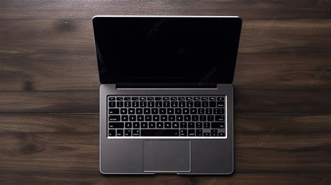 3d 렌더링으로 표시된 검은색 나무 배경에 열려 있는 노트북의 상단 보기 데스크탑 컴퓨터 컴퓨터 Pc Pc 모니터 배경 일러스트 및 사진 무료 다운로드 Pngtree