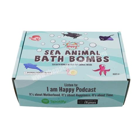 Custom Mini Mail Packing Box Green Paper Cosmetic Mailer Packaging Box