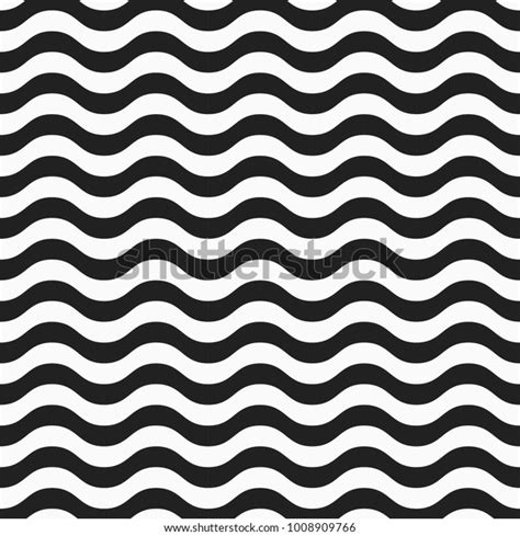 Black White Waves Pattern Background Your Stock Vector Royalty Free