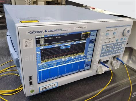 Yokogawa Aq6370d Optical Spectrum Analyzer Allsurplus