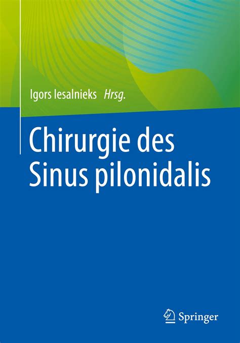 Chirurgie Des Sinus Pilonidalis Buch Jpcde