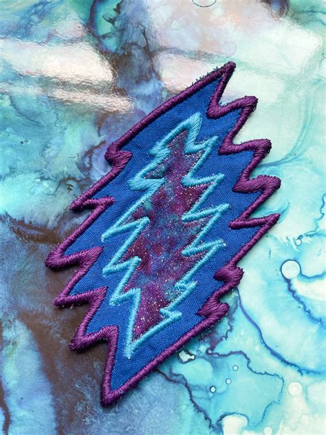 Grateful Dead Patch Double Lightning Bolt Patch 4 75iron On Patch