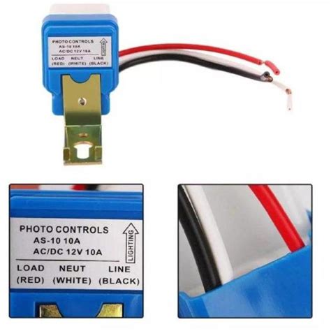 Auto On Off Street Light Lighting Switch Electric Photo Operated