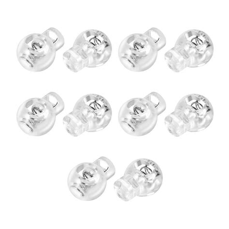 Plastic Toggle Spring Stop Single Hole String Cord Locks 10 Pcs Fruugo Uk