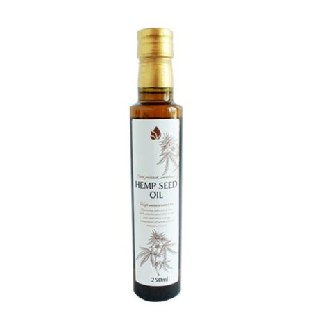 Kanapių sėklų nerafinuotas aliejus 250 ml Akademija Pirmas šaukštas