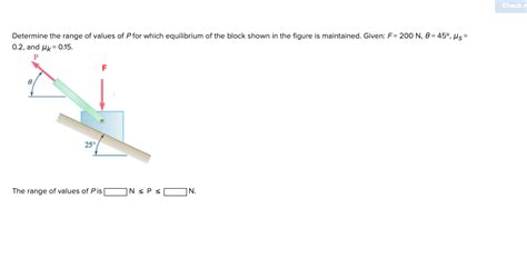 solved check determine the range of values of p for which