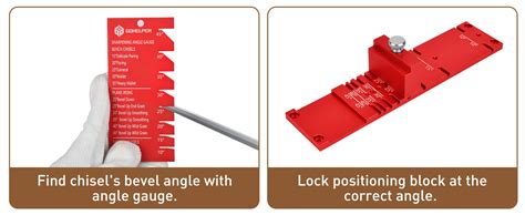 Chisel Sharpening Jig Wood Honing Guide For Chisels And