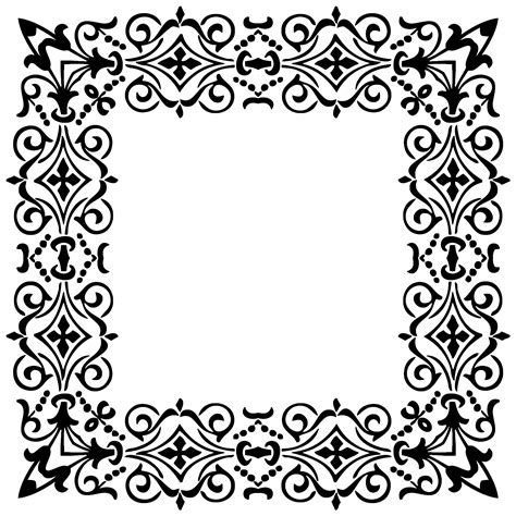 Download Ornamental Divider Frame Svg Freepngimg