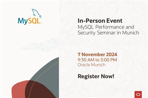 Oracle Mysql On Linkedin Mysql Munich