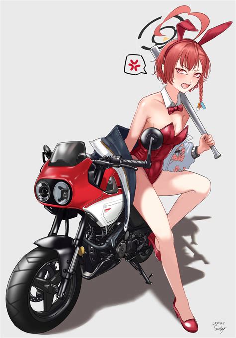 Saisaki Sankyy377 Neru Blue Archive Neru Bunny Blue Archive