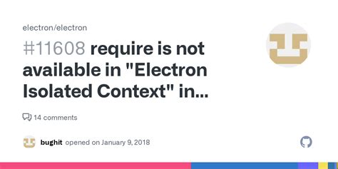 Require Is Not Available In Electron Isolated Context In Devtools