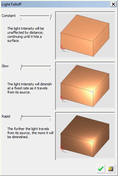 Light Settings Light Falloff