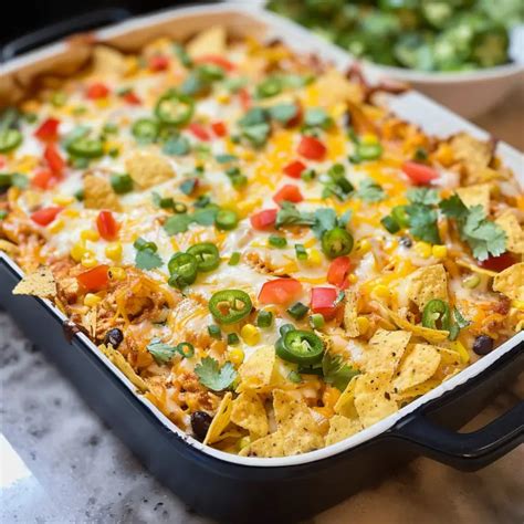 Spicy Chicken Tortilla Chip Casserole Recipe